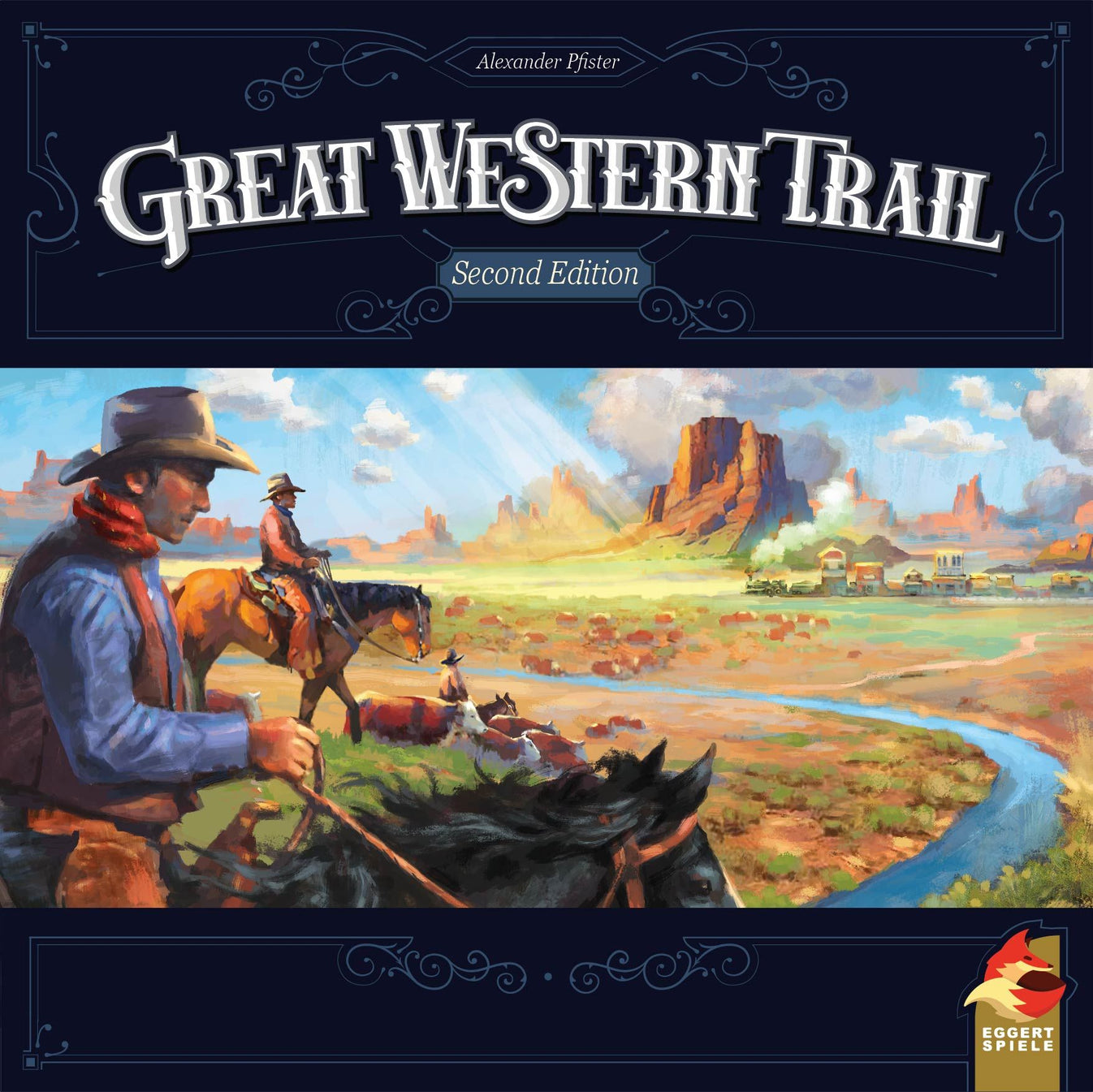 Great Western Trail by Alexander Pfister, 2nd Edition, English Board G ...